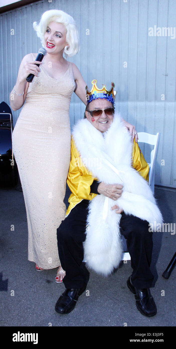 American designer of custom cars George Barris celebrates his 88th ...