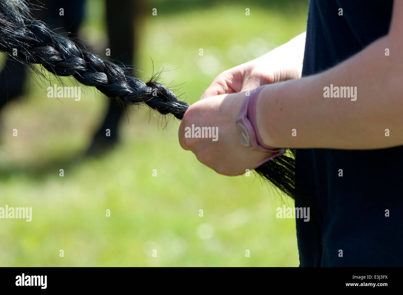 Ponys tail hi-res stock photography and images - Alamy