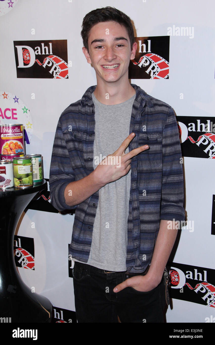 Turkey Drive for the Homeless - Red Carpet Arrivals Featuring: Aaron ...