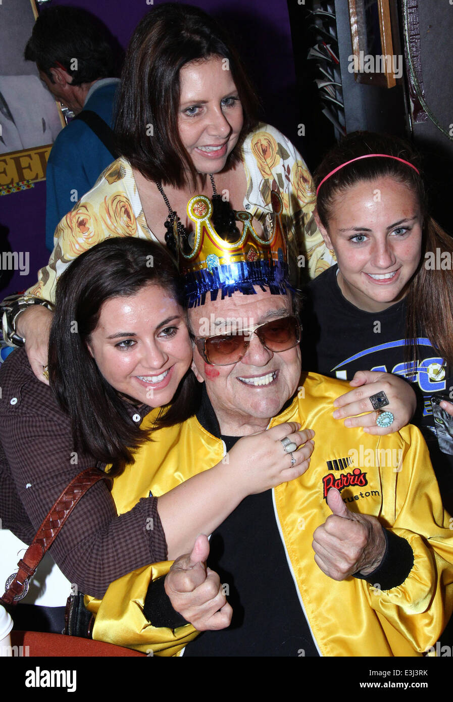 American designer of custom cars George Barris celebrates his 88th ...