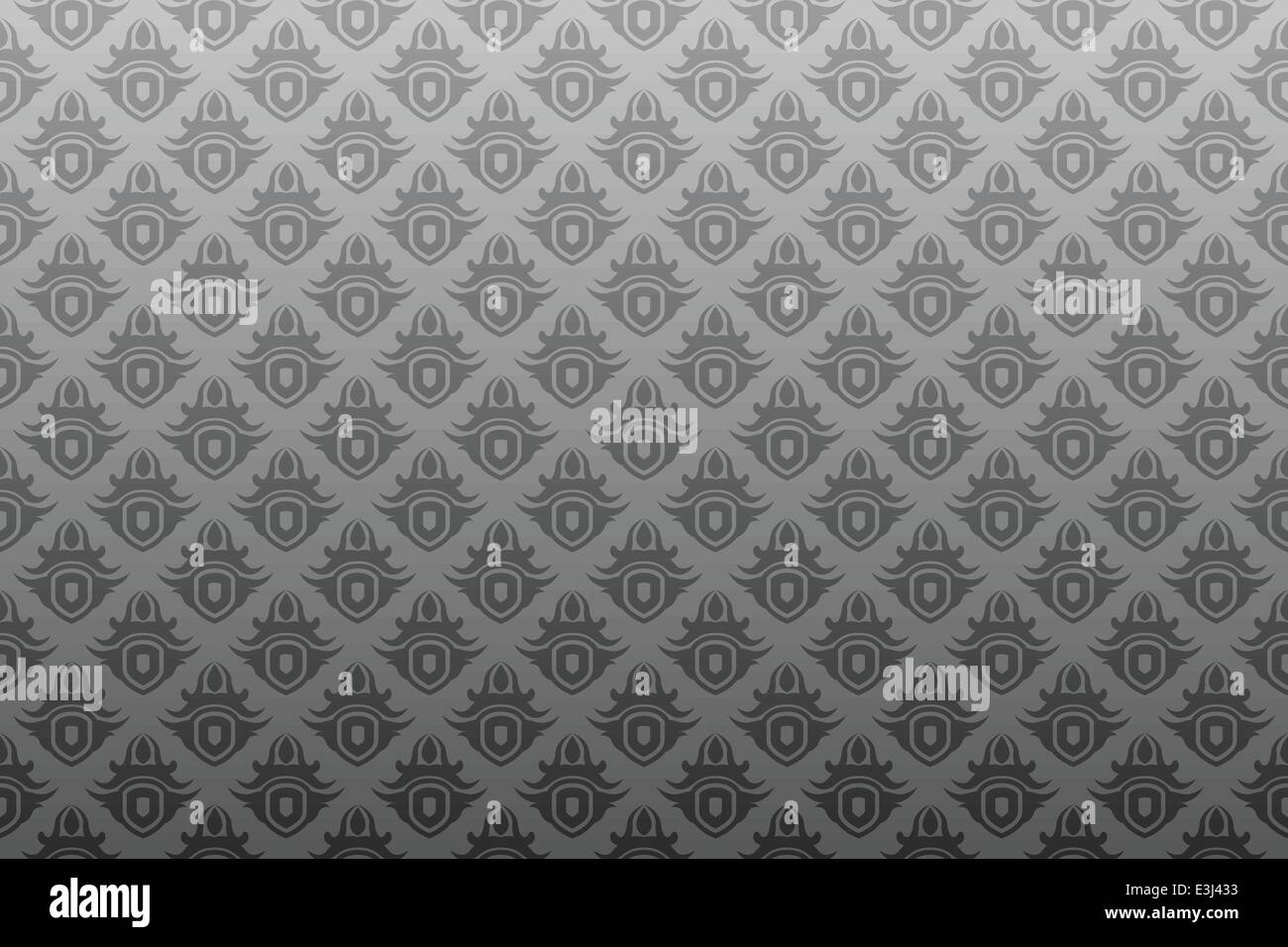 Gray antique seamless wallpaper background pattern design Stock Vector ...