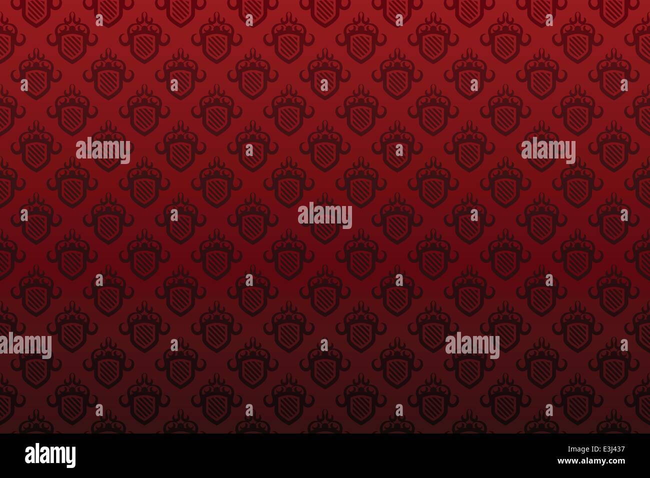Red shield seamless wallpaper pattern background Stock Vector Image ...
