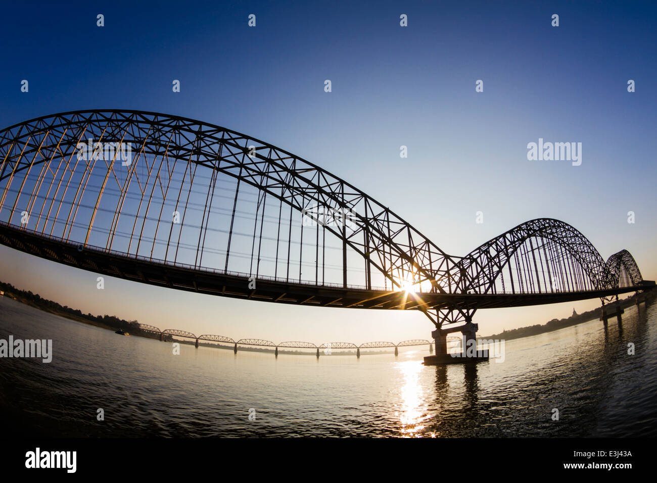 Bridge irrawaddy hi-res stock photography and images - Alamy