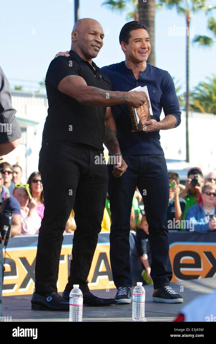 Mike Tyson seen at Universal Studios for entertainment show Extra with ...
