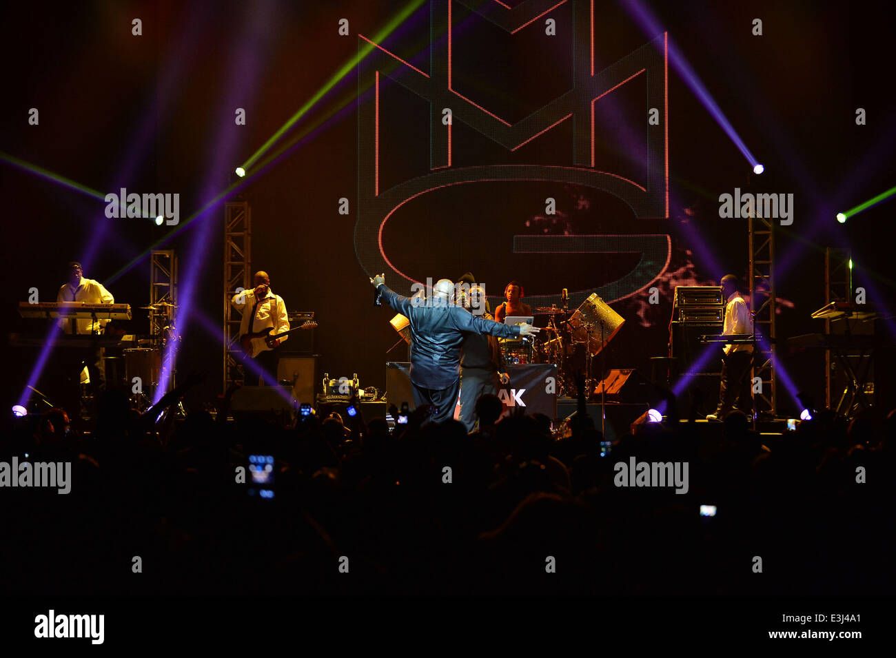 Rick Ross performing in concert at the James L. Knight International ...