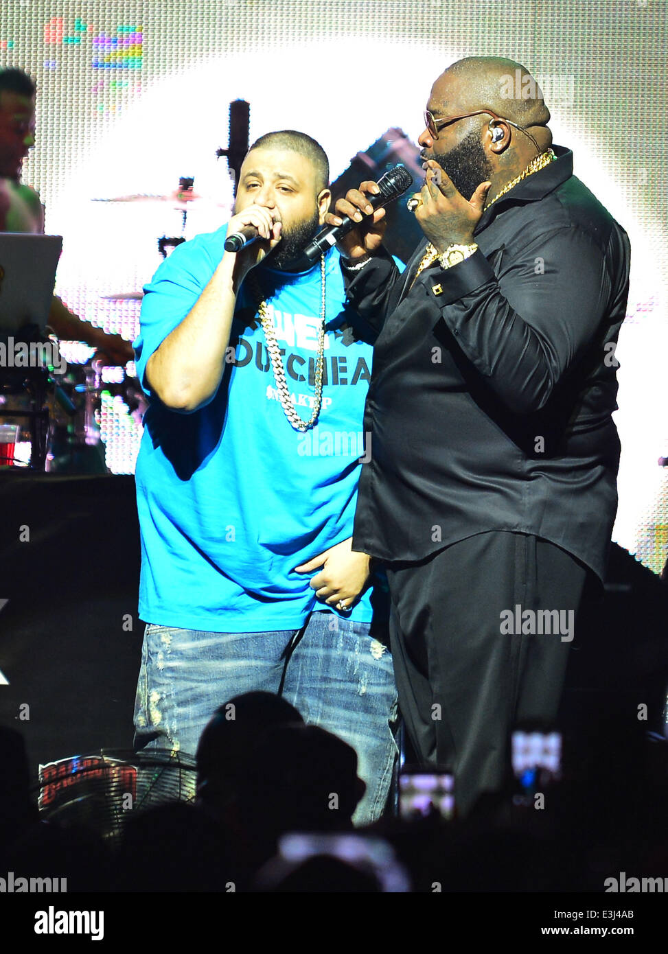 Rick Ross performing in concert at the James L. Knight International ...