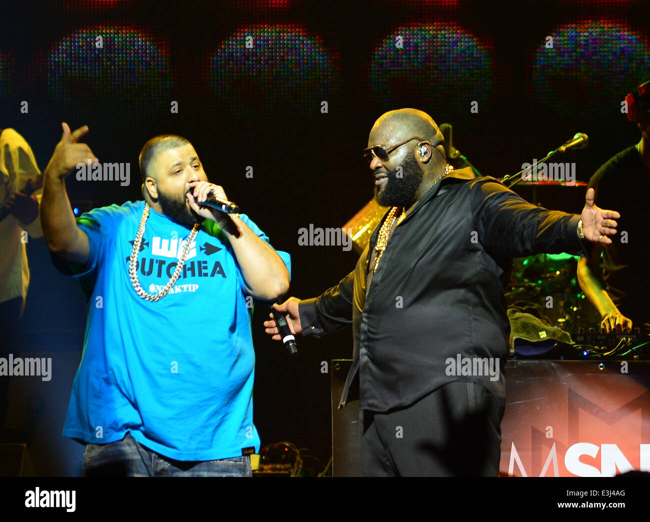 Rick Ross performing in concert at the James L. Knight International ...