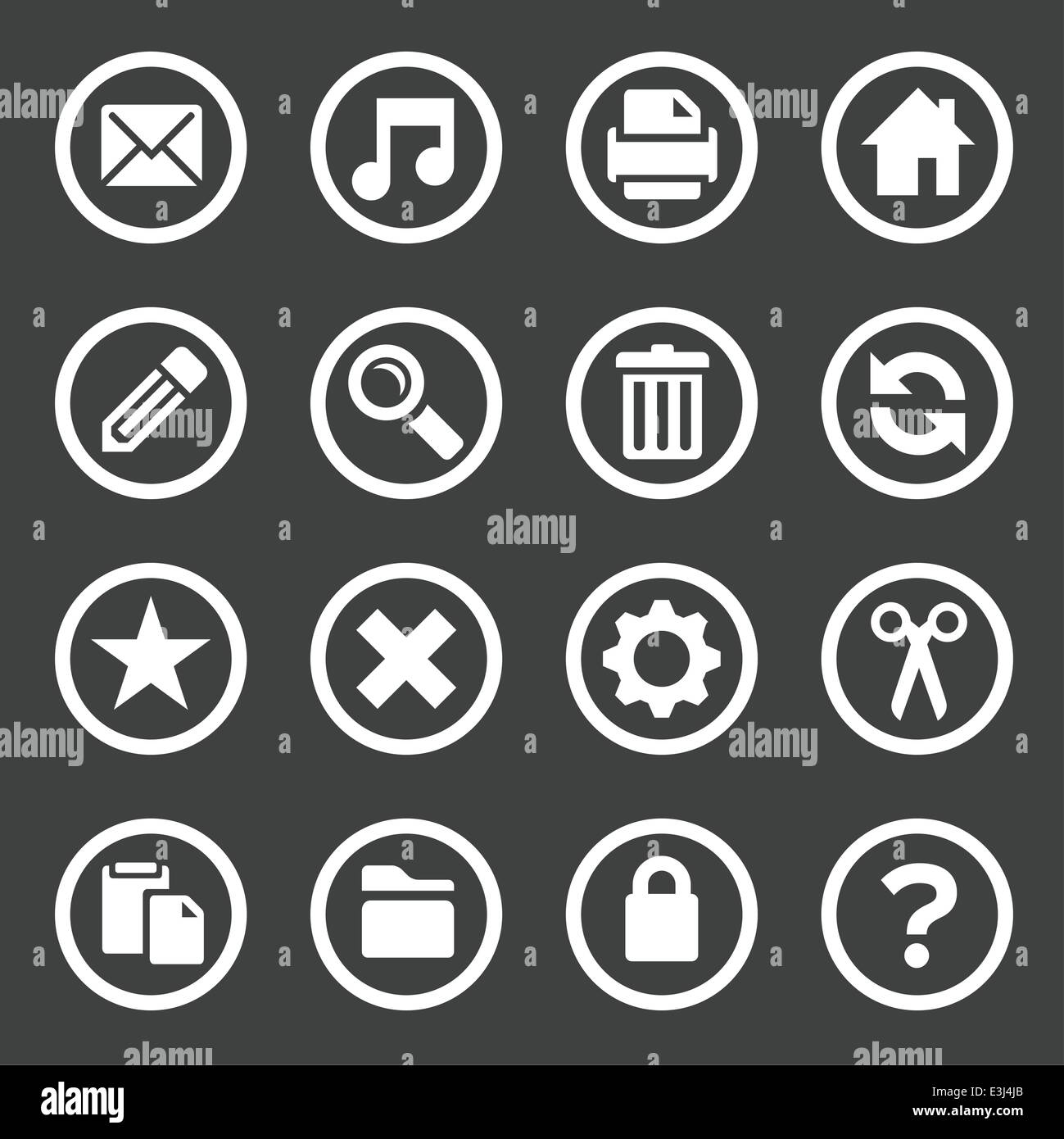 Simple white Stock Vector Images - Alamy