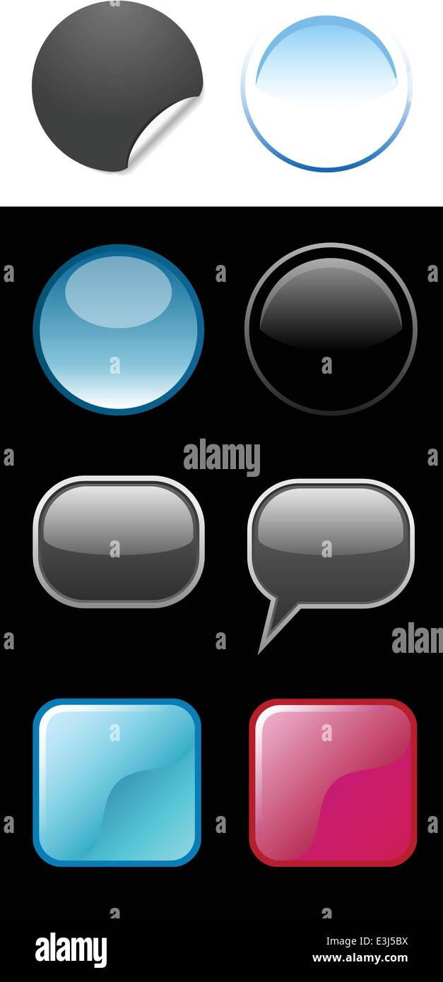 Buttons image Stock Vector Images - Alamy