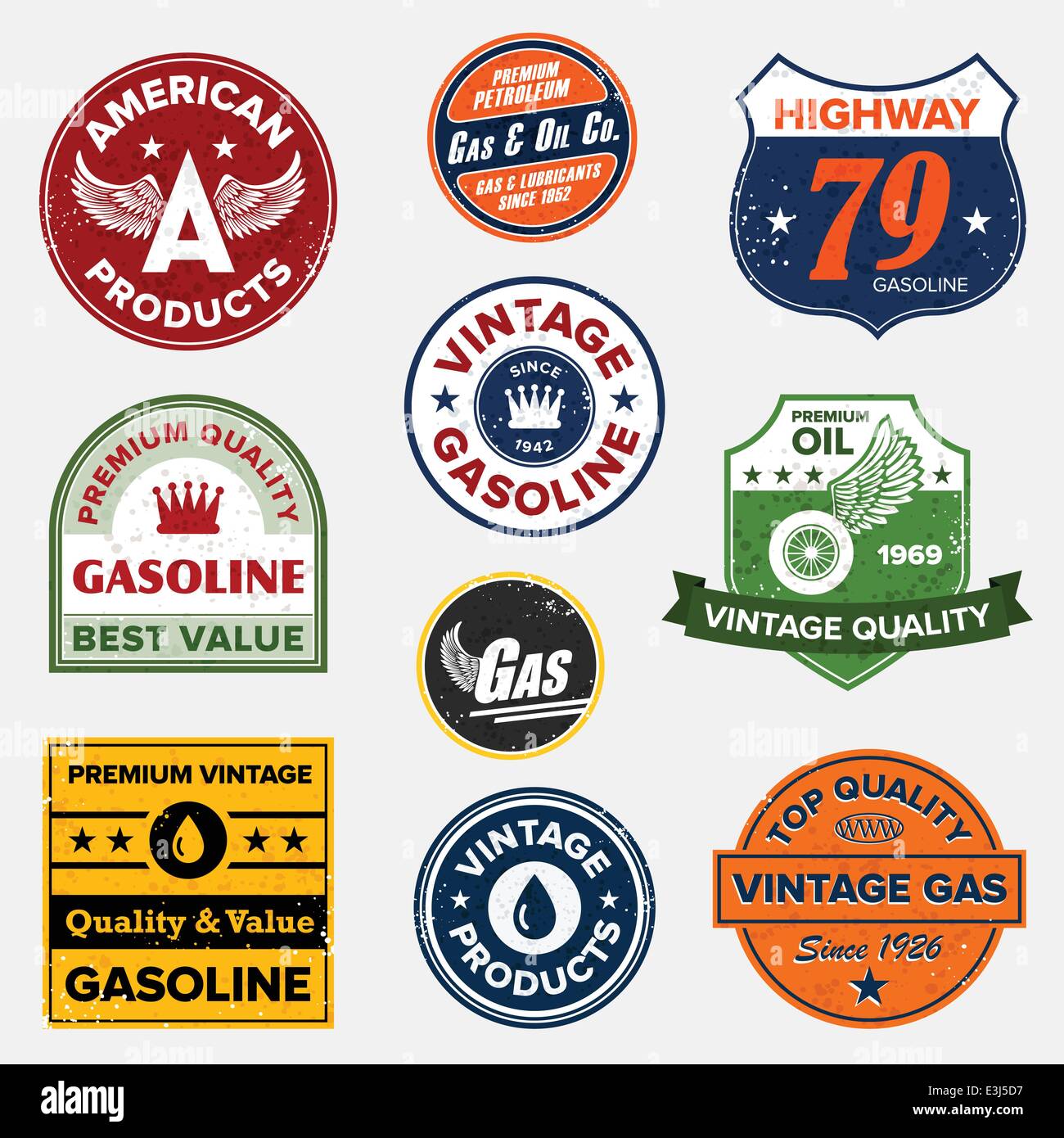 Retro signs hi-res stock photography and images - Alamy
