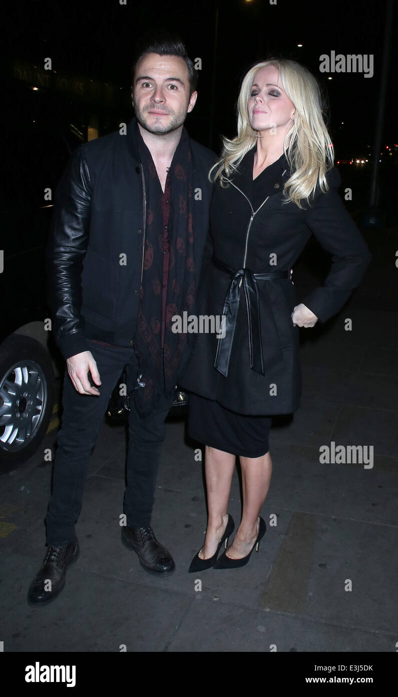 Celebrity Juice wrap party held at Maggie's members club in Chelsea ...