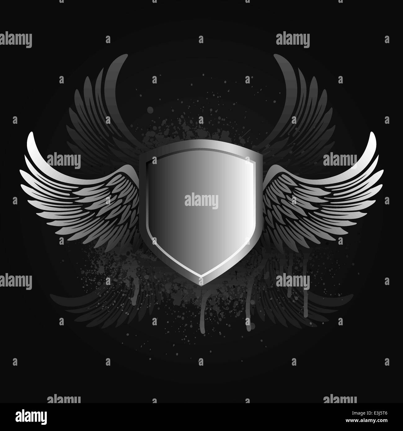 Paint splatter Black and White Stock Photos & Images - Alamy