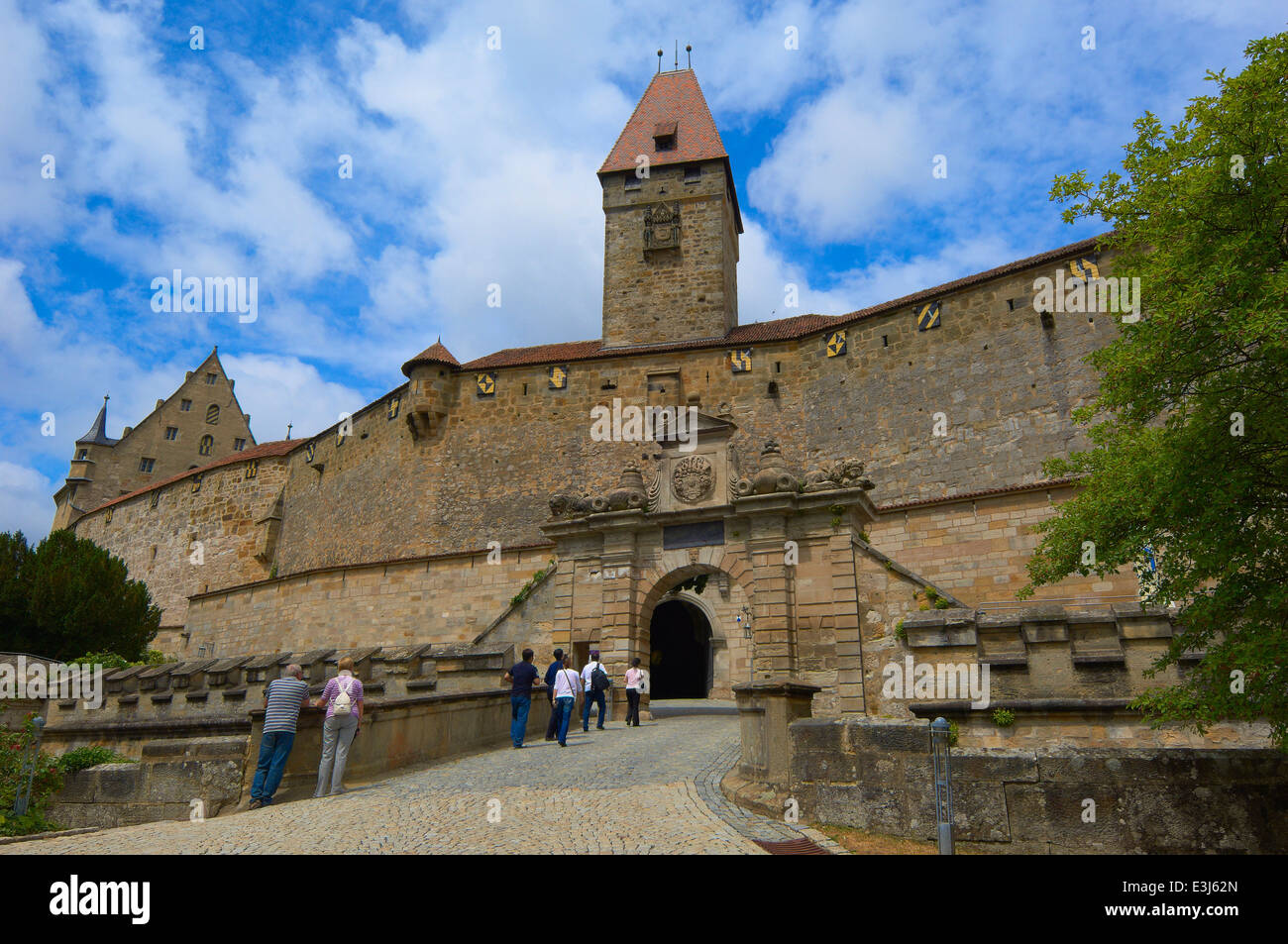Coburg, Veste Coburg Castle, Upper Franconia, Franconia, Bavaria ...