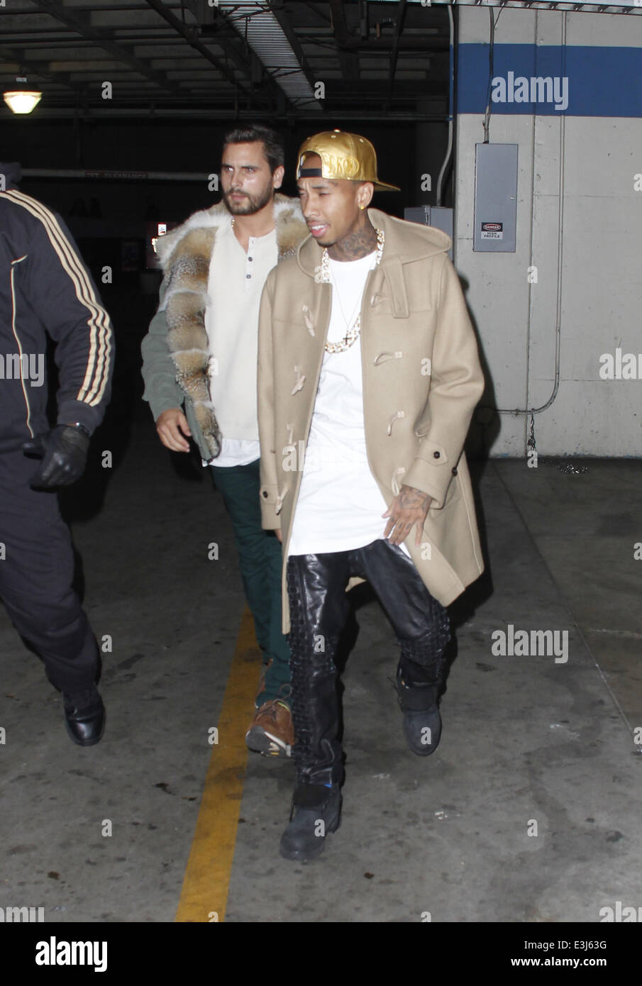 Celebrities arrive for a concert with rapper Drake Featuring: Tyga ...