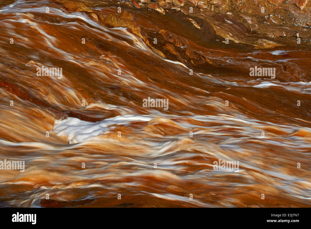 Rio Tinto, Tinto River, Rio Tinto mines, Huelva province, Andalusia ...