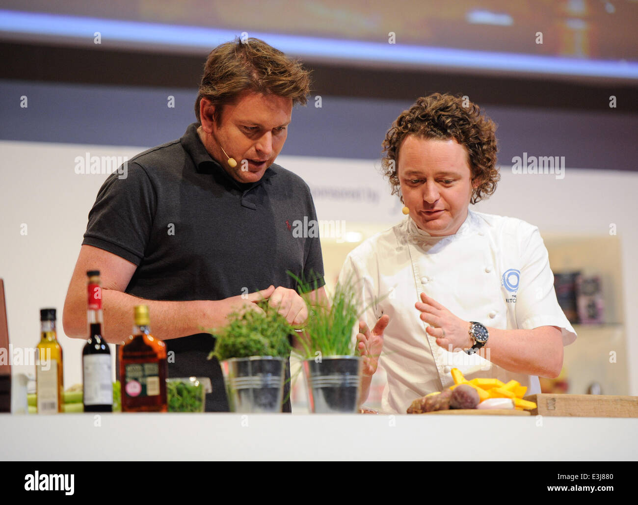 Celebrity chefs and guests at the BBC Good Food Show Winter at the NEC ...