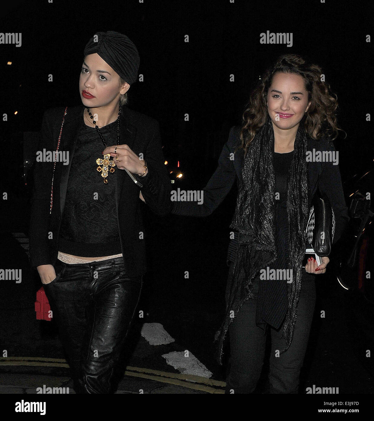 Rita Ora steps out with sister Elena in Mayfair, for a late birthday ...