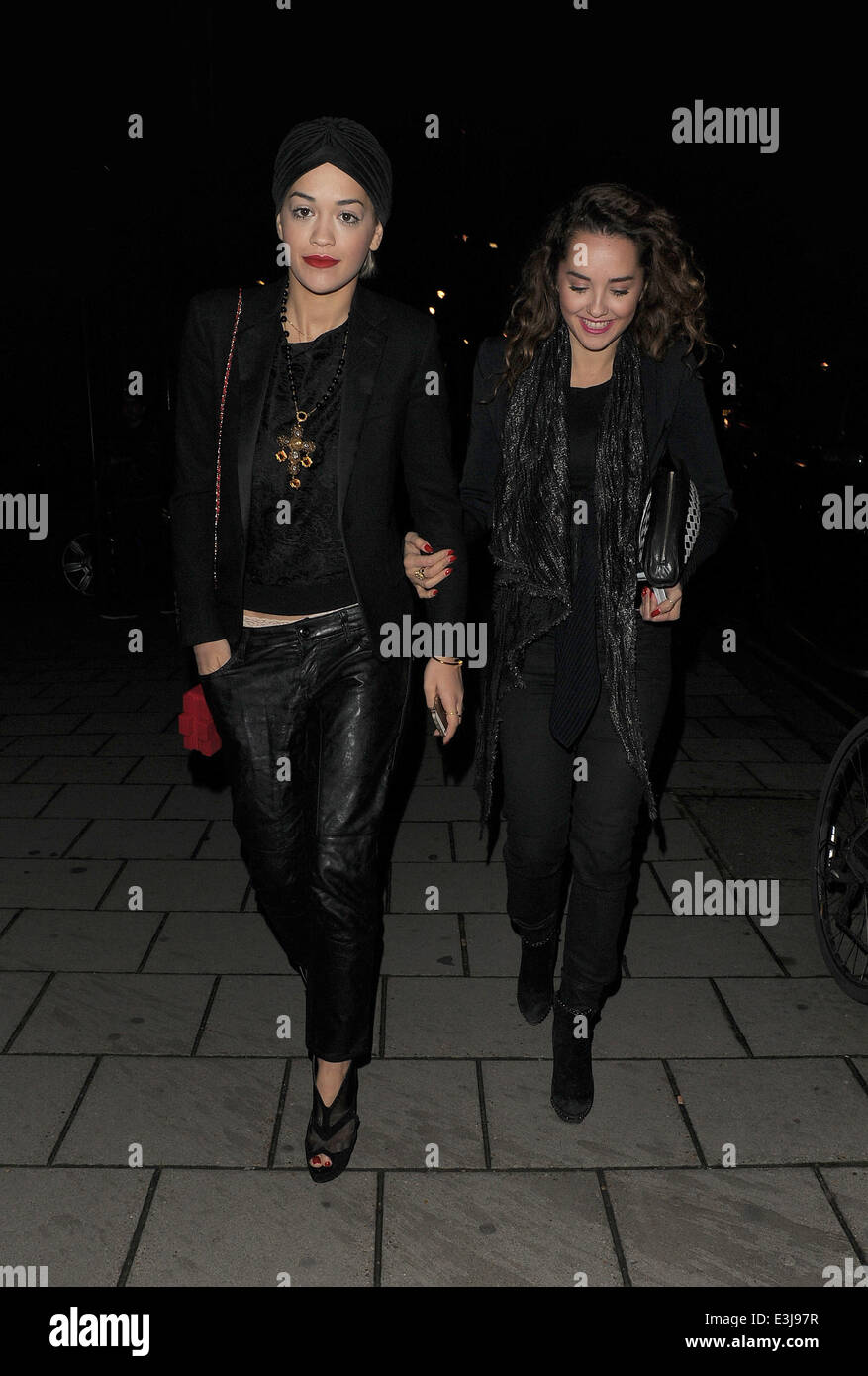 Rita Ora steps out with sister Elena in Mayfair, for a late birthday ...