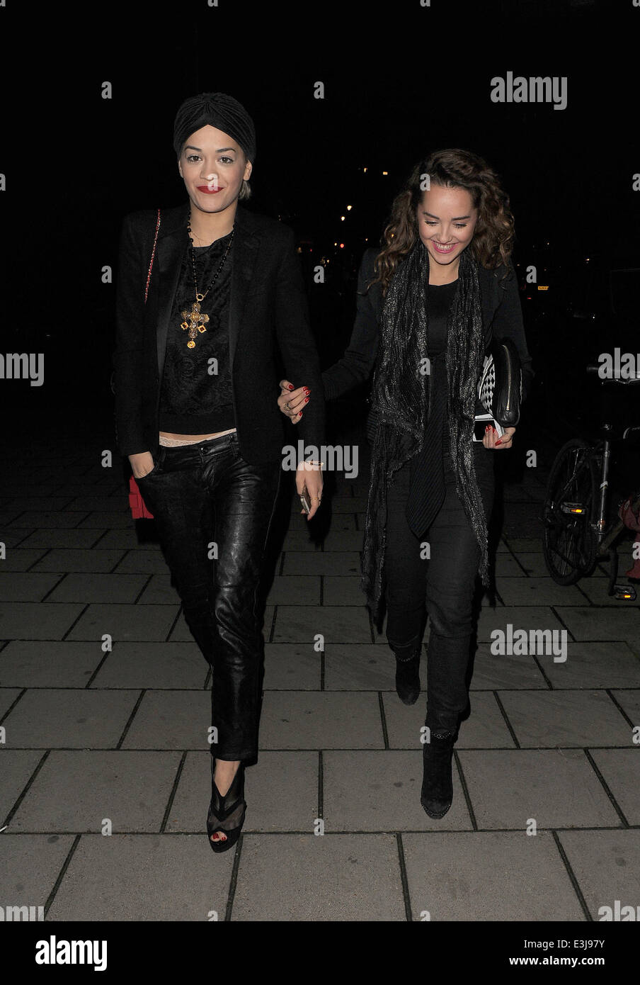 Rita Ora steps out with sister Elena in Mayfair, for a late birthday ...