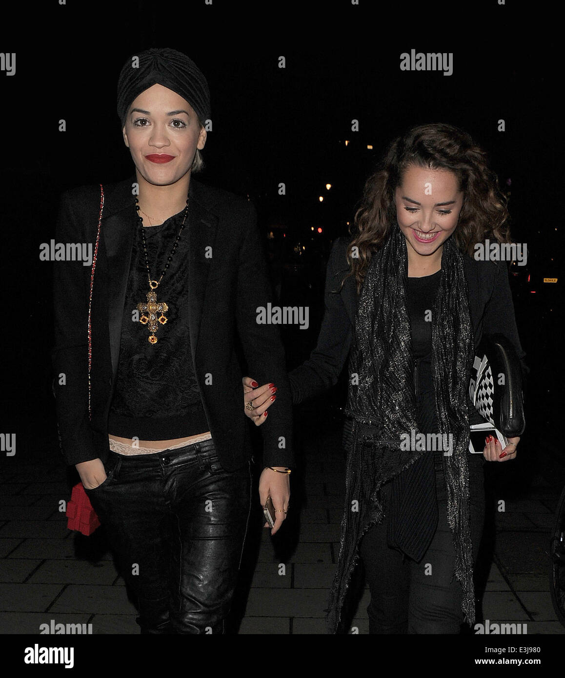 Rita Ora steps out with sister Elena in Mayfair, for a late birthday ...