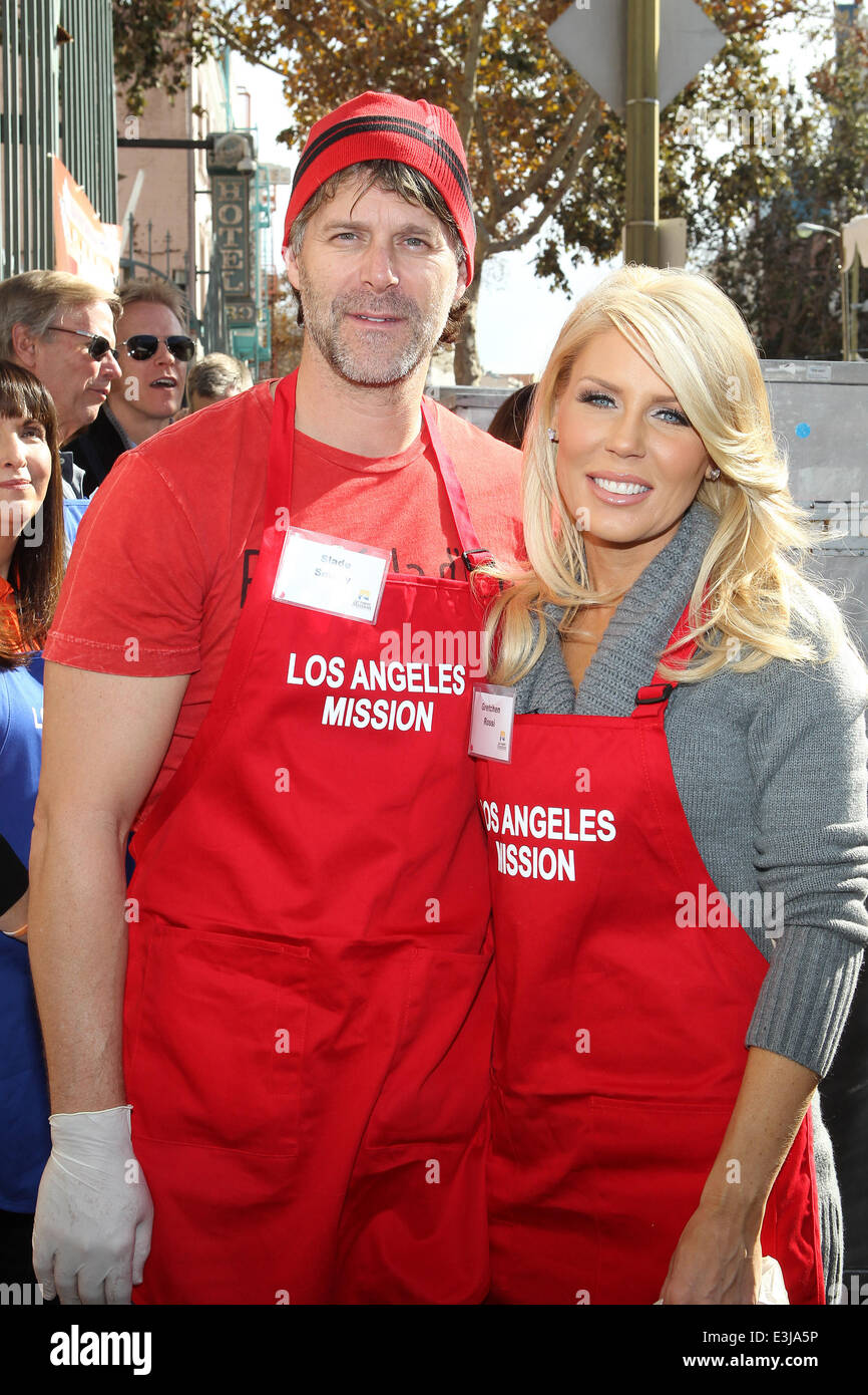 LA Mission's Annual Thanksgiving For The Homeless Featuring: Slade ...