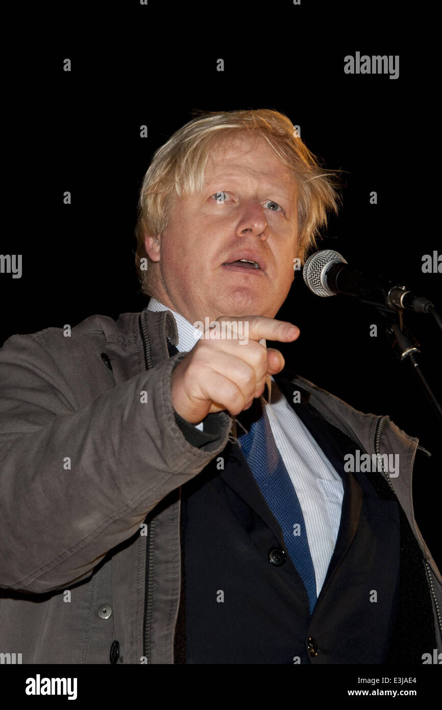 Boris Johnson, the Mayor of London gives a speech during the Jewish ...