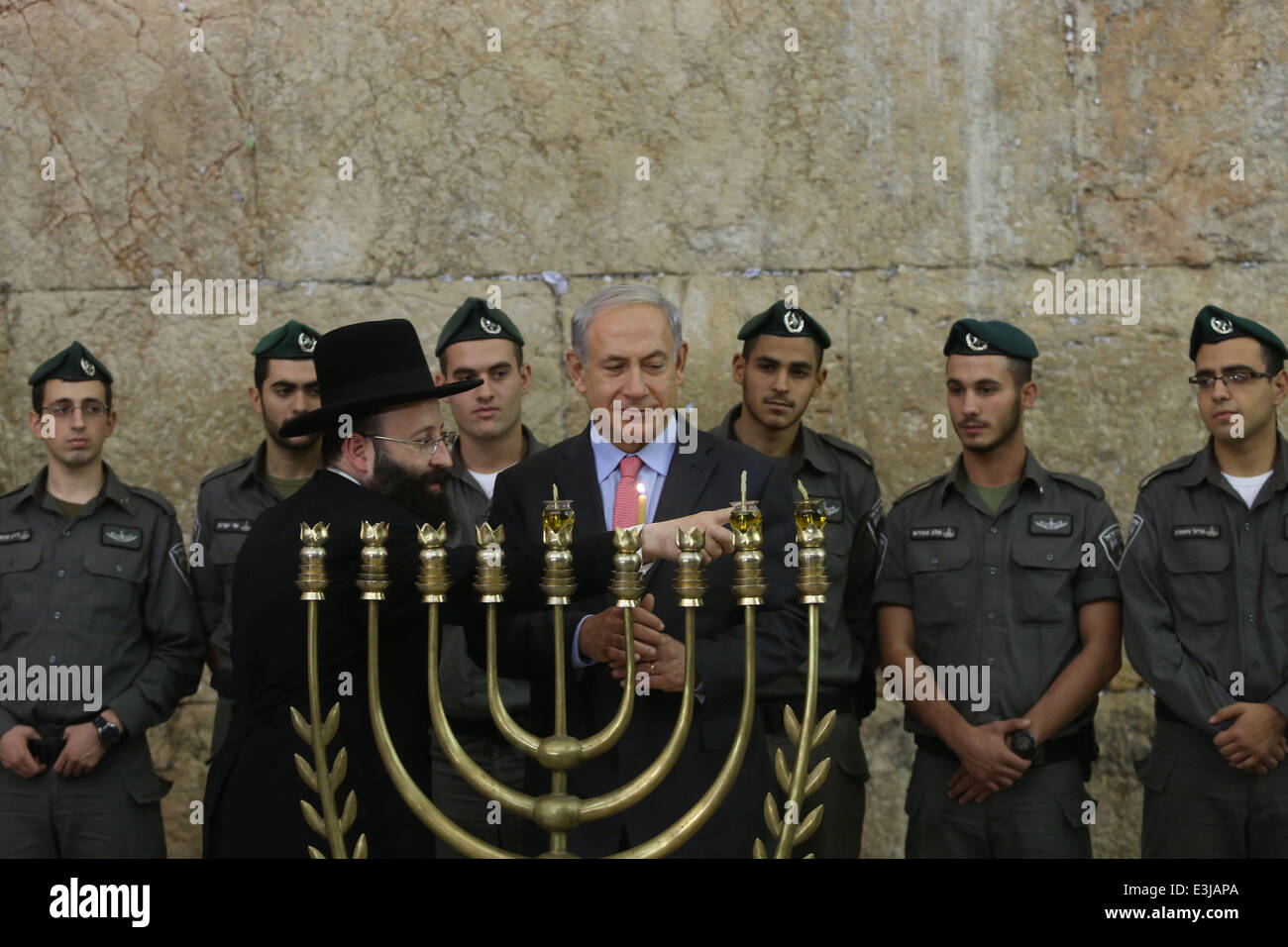 Israeli Prime Minister Benjamin Netanyahu, Shmuel Rabinovitch Rabbi of ...