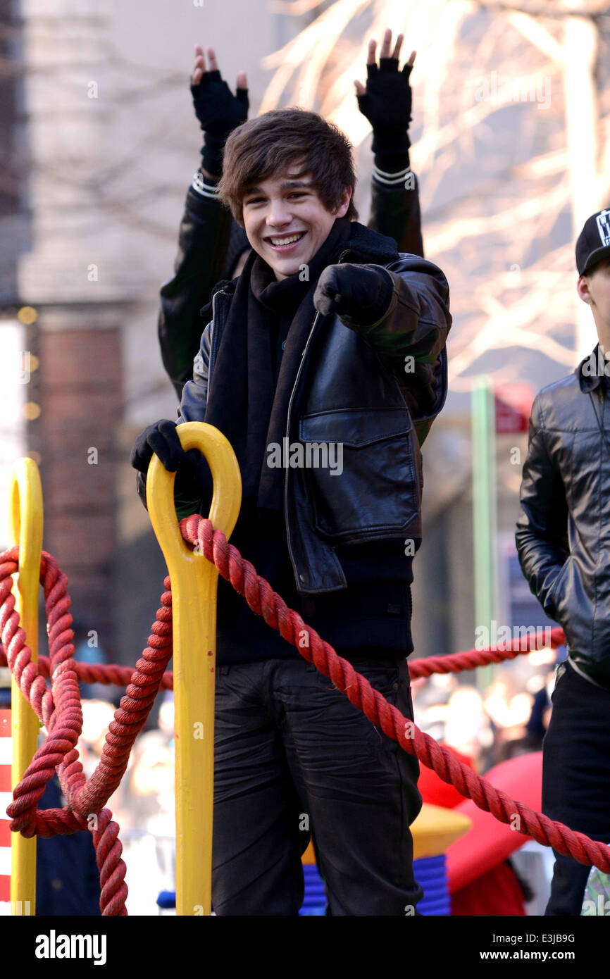 87th Annual Macy's Thanksgiving Day Parade Featuring: Austin Mahone ...