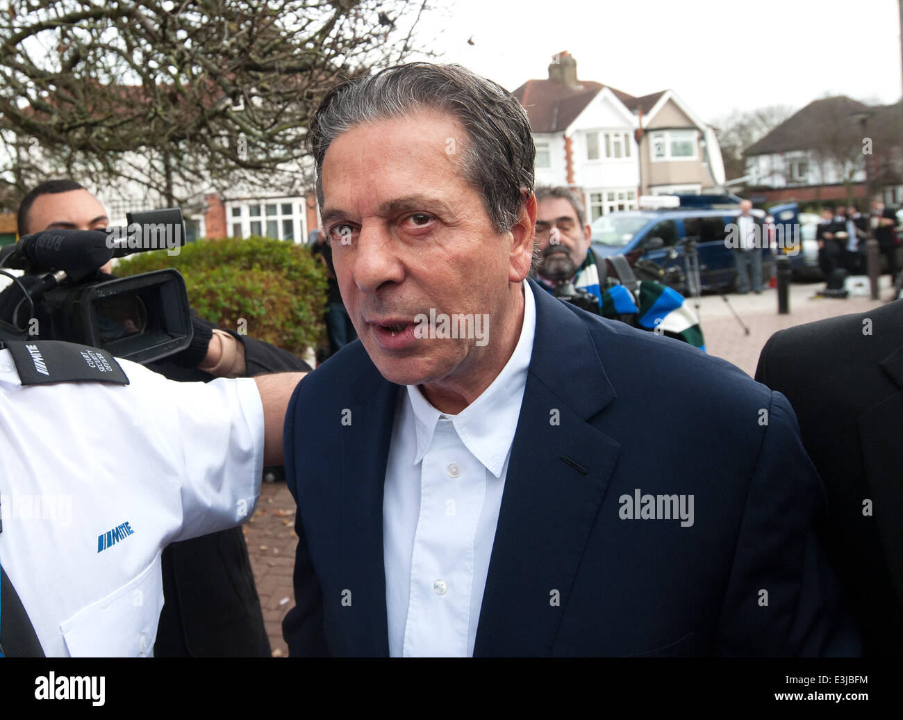 Charles Saatchi arrives at Isleworth Crown Court to give evidence in ...