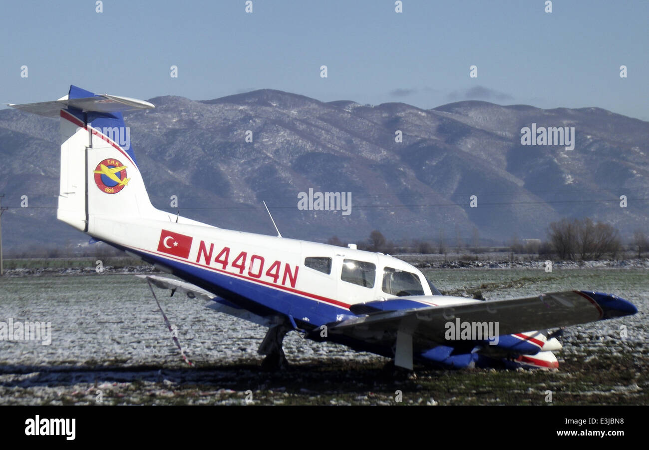 A Turkish registered Piper Light Aircraft was forced to make an ...