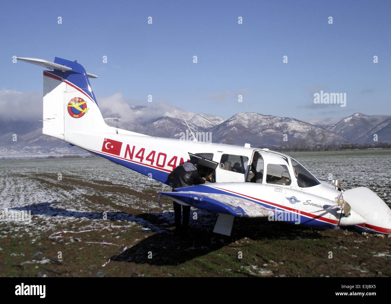 A Turkish registered Piper Light Aircraft was forced to make an ...