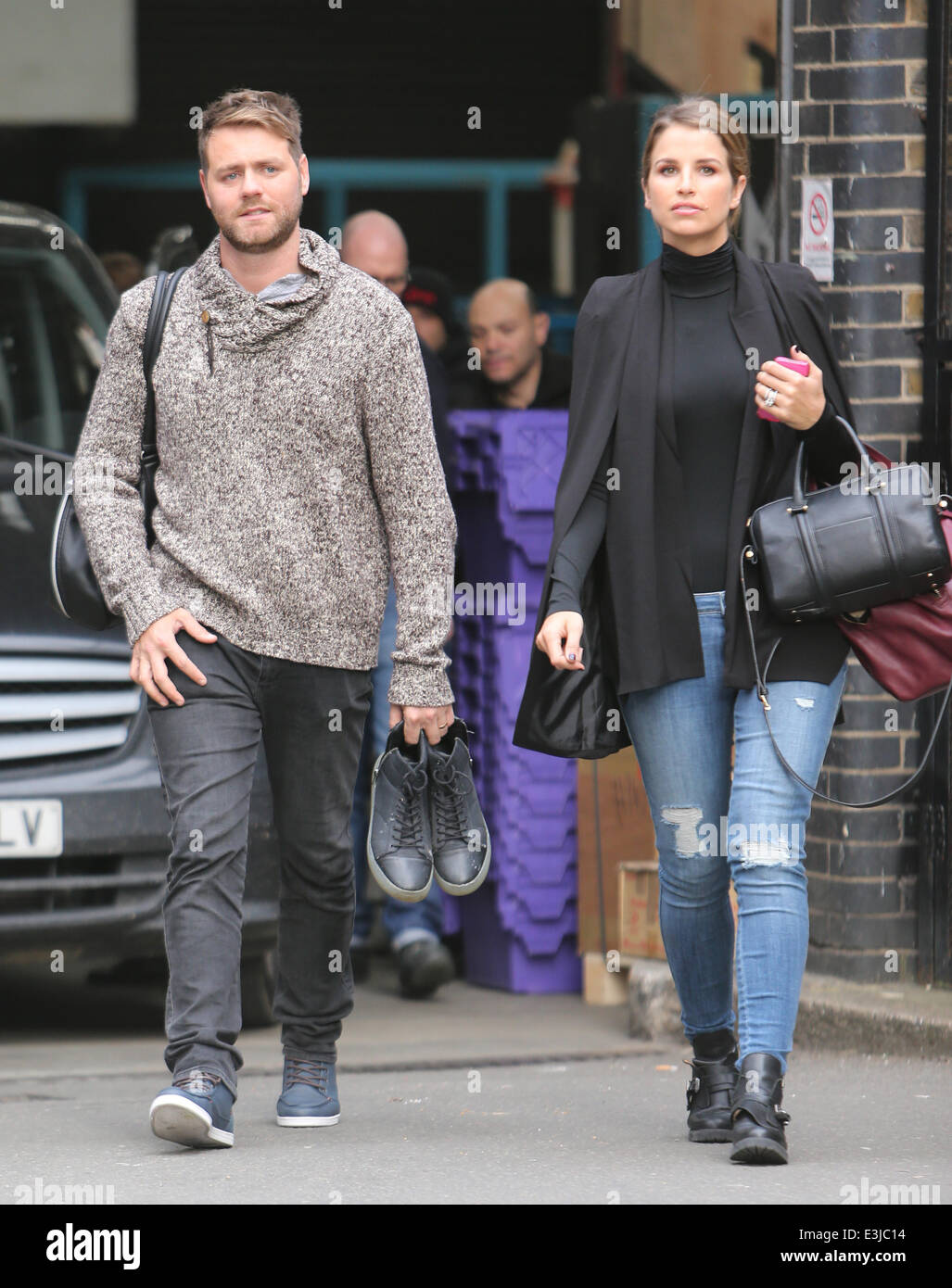 Brian and Vogue McFadden outside the itv studios Featuring: Brian and Vogue McFadden Where ...