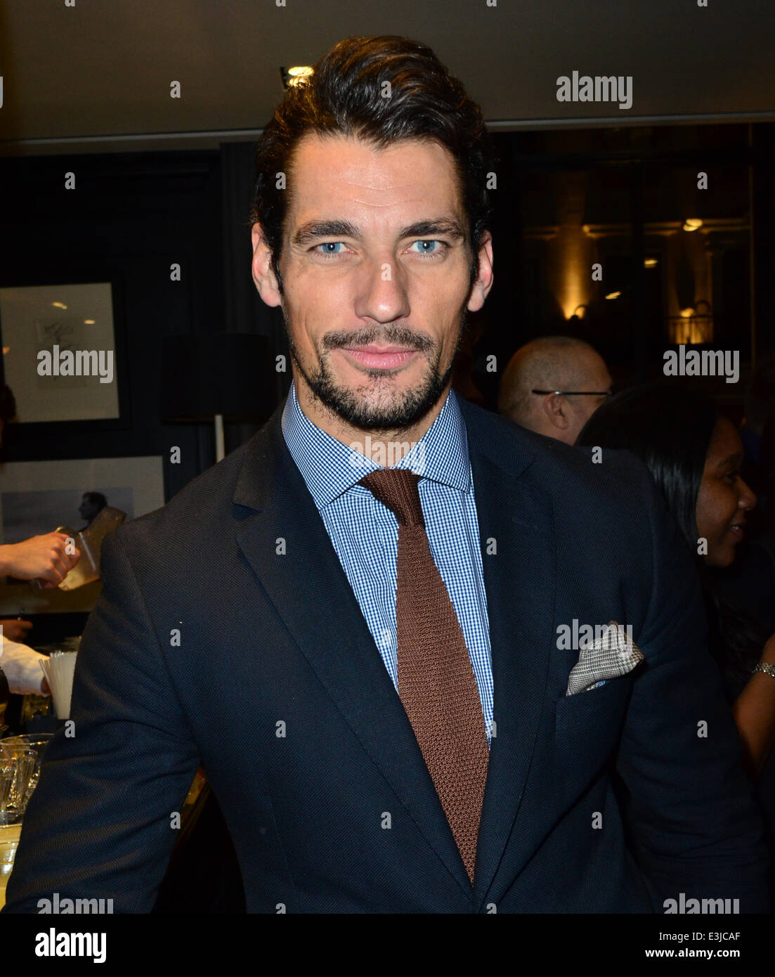 Global flagship store launch party at Hackett Featuring: David Gandy ...