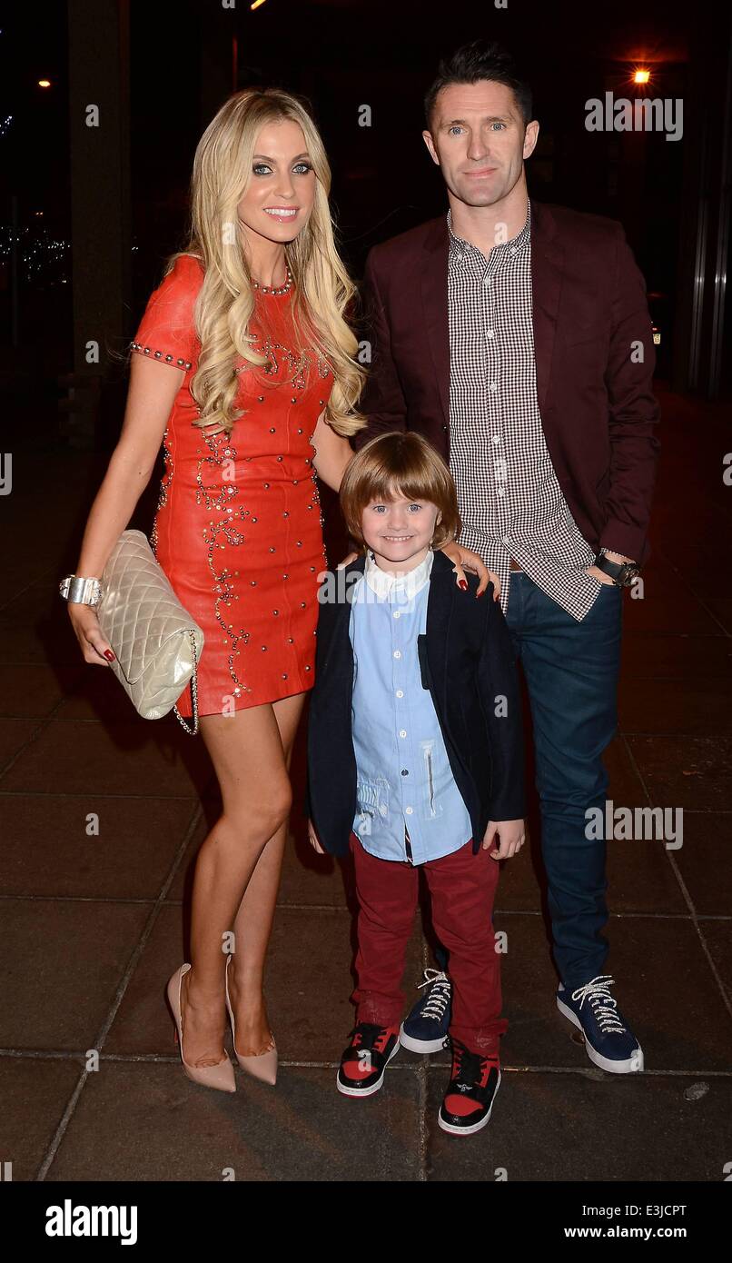 Guests arrive at The Late Late Toy Show 2013 Featuring: Claudine Palmer ...