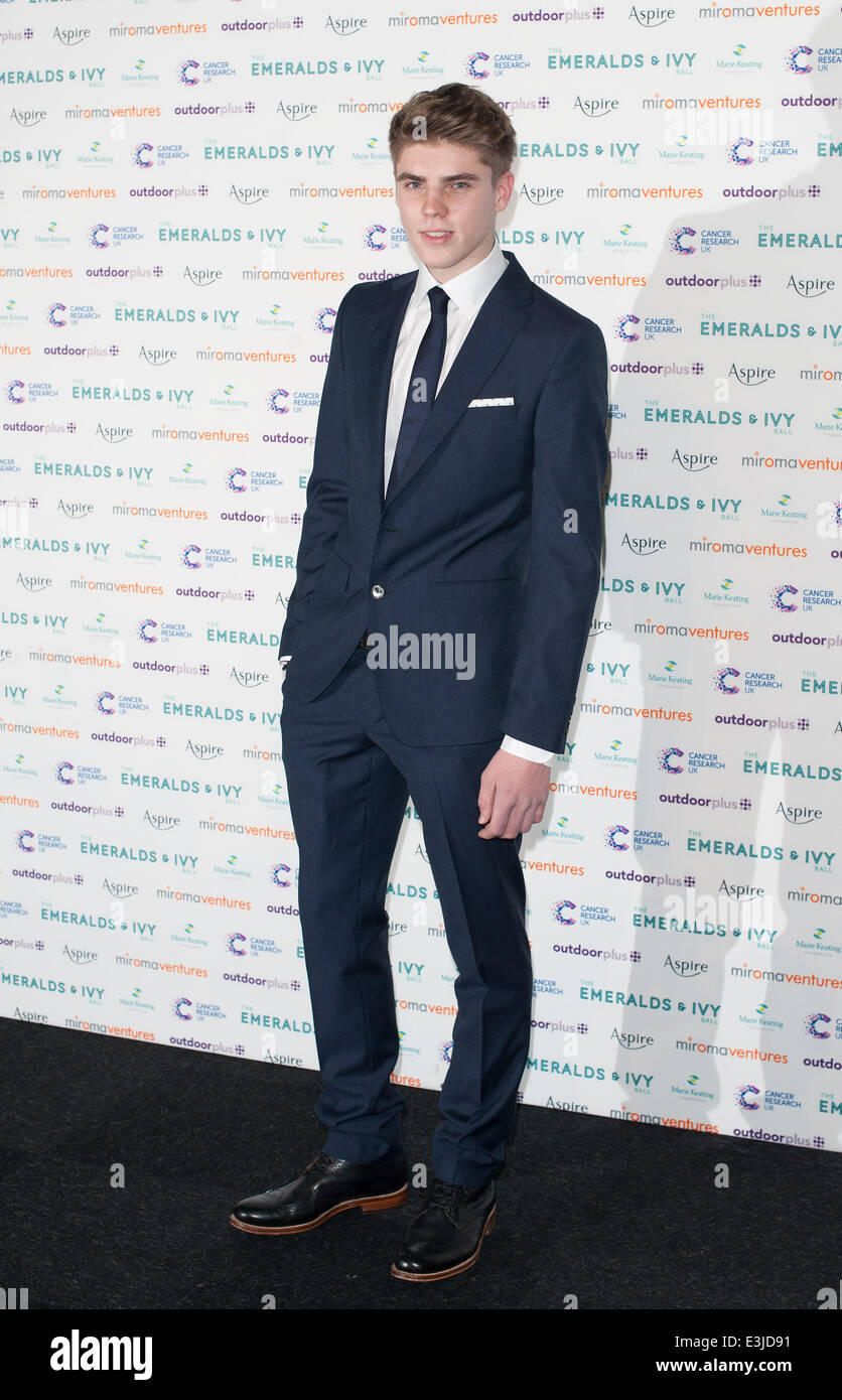 Emeralds & Ivy Ball held at the Old Billingsgate - Arrivals. Featuring ...