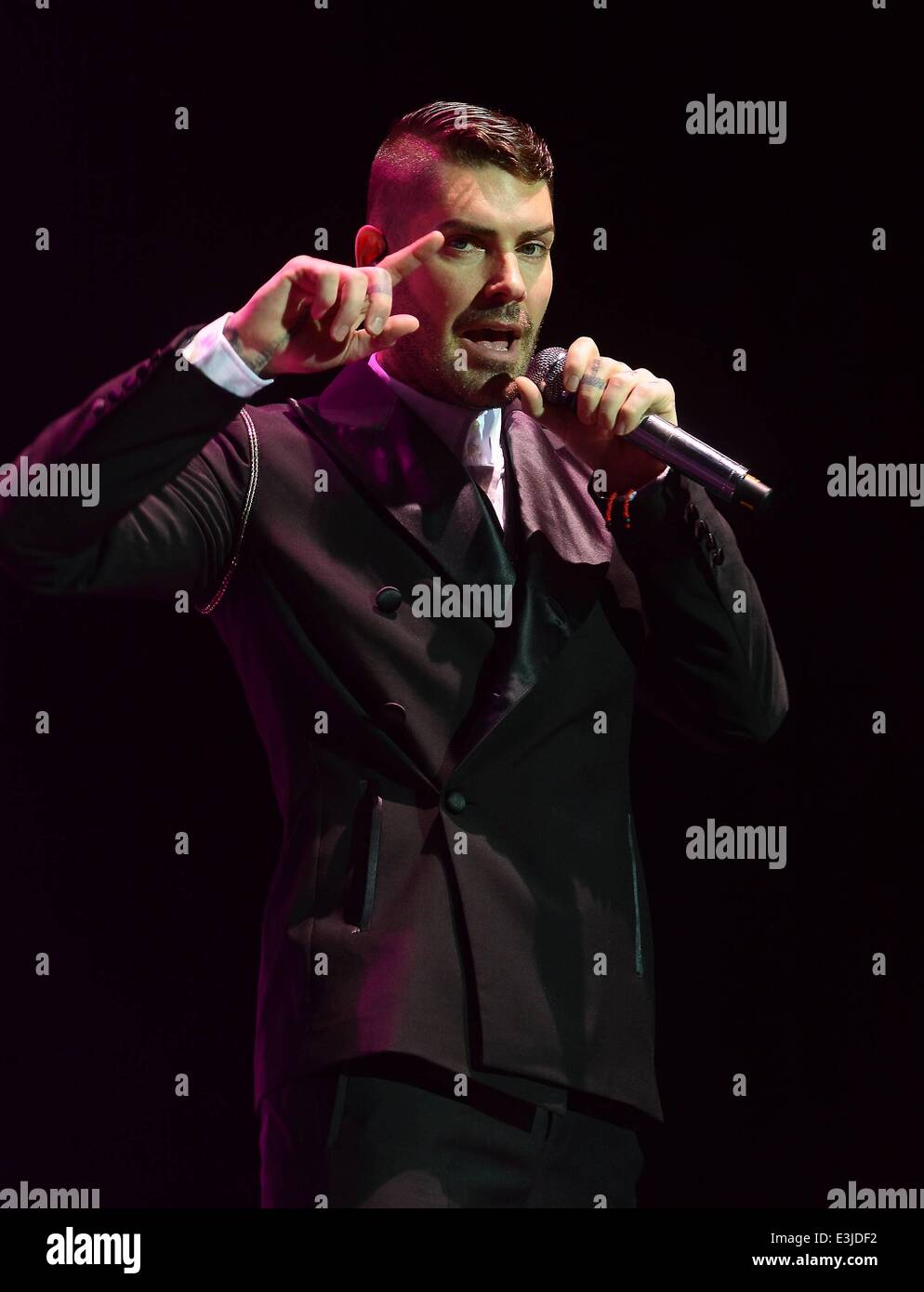 Boyzone performing at the O2 Dublin Featuring: Shane Lynch Where ...