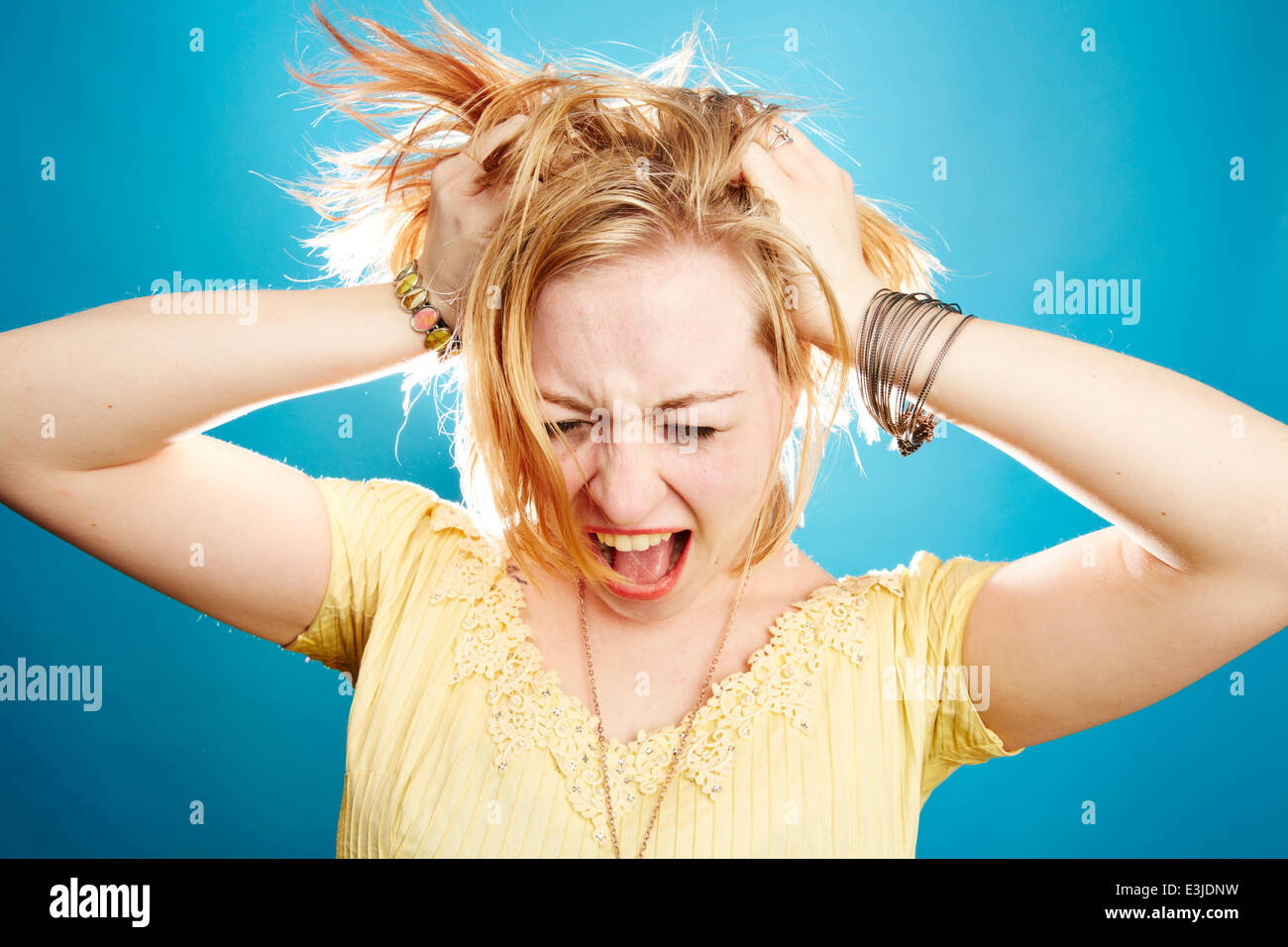 Woman looking scruffy hi-res stock photography and images - Alamy