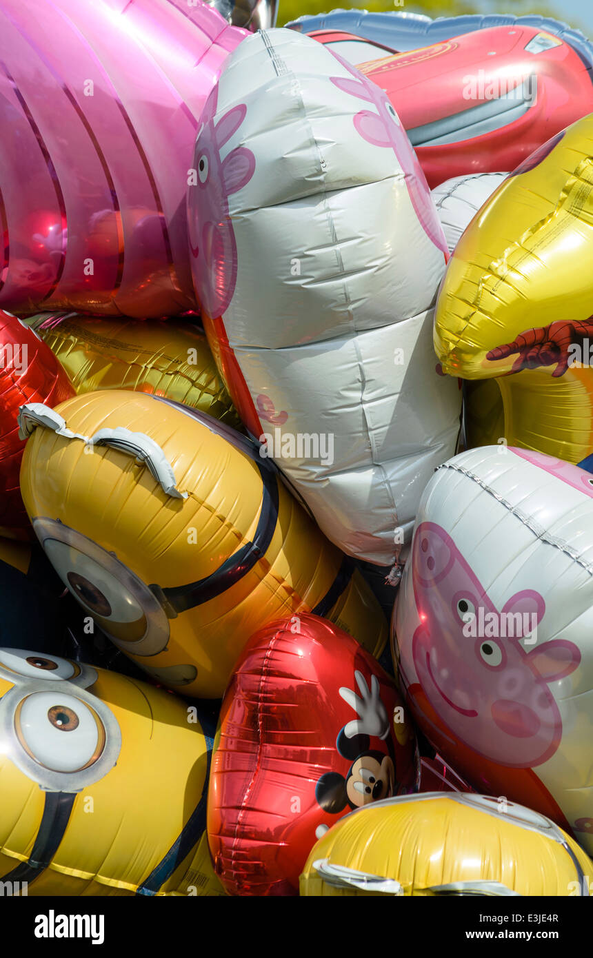A group of colorful balloons Stock Photo - Alamy