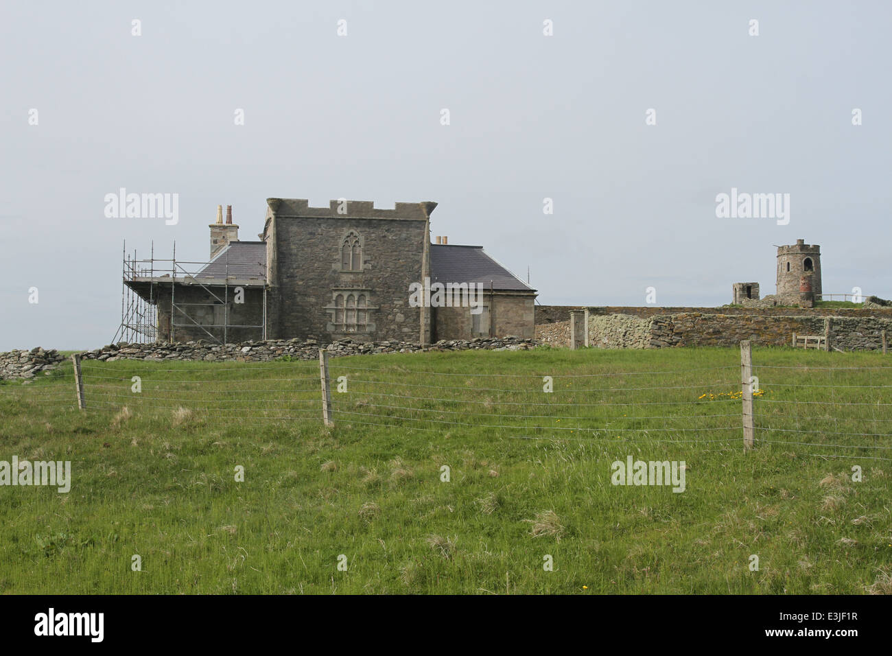 Brough Lodge Fetlar Shetland Scotland June 2014 Stock Photo - Alamy