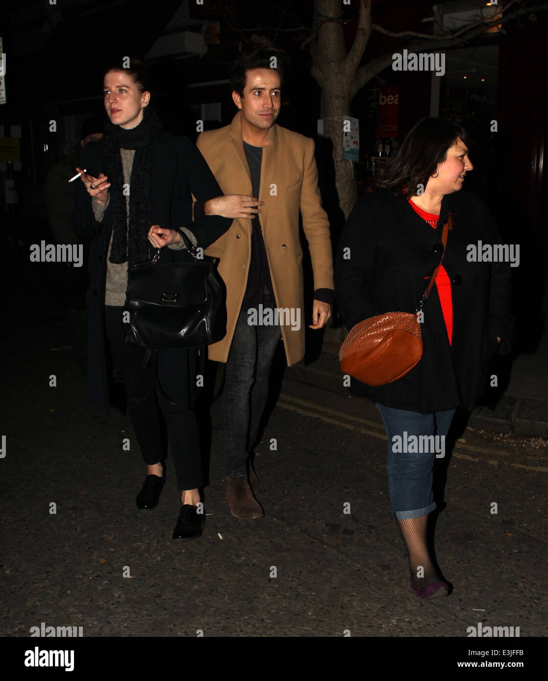 Celebrities at the Primrose Hill Winter Fair Featuring: Nick Grimshaw ...