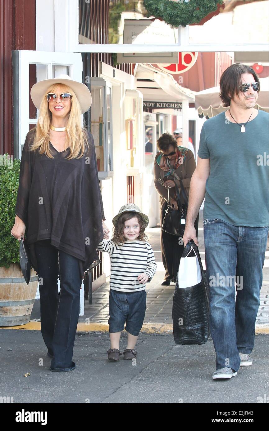 Rachel Zoe with husband Rodger Berman and son Skyler at the Brentwood ...