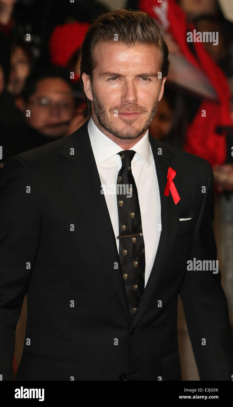 David Beckham arriving at the Class 92 Premiere Featuring: David ...