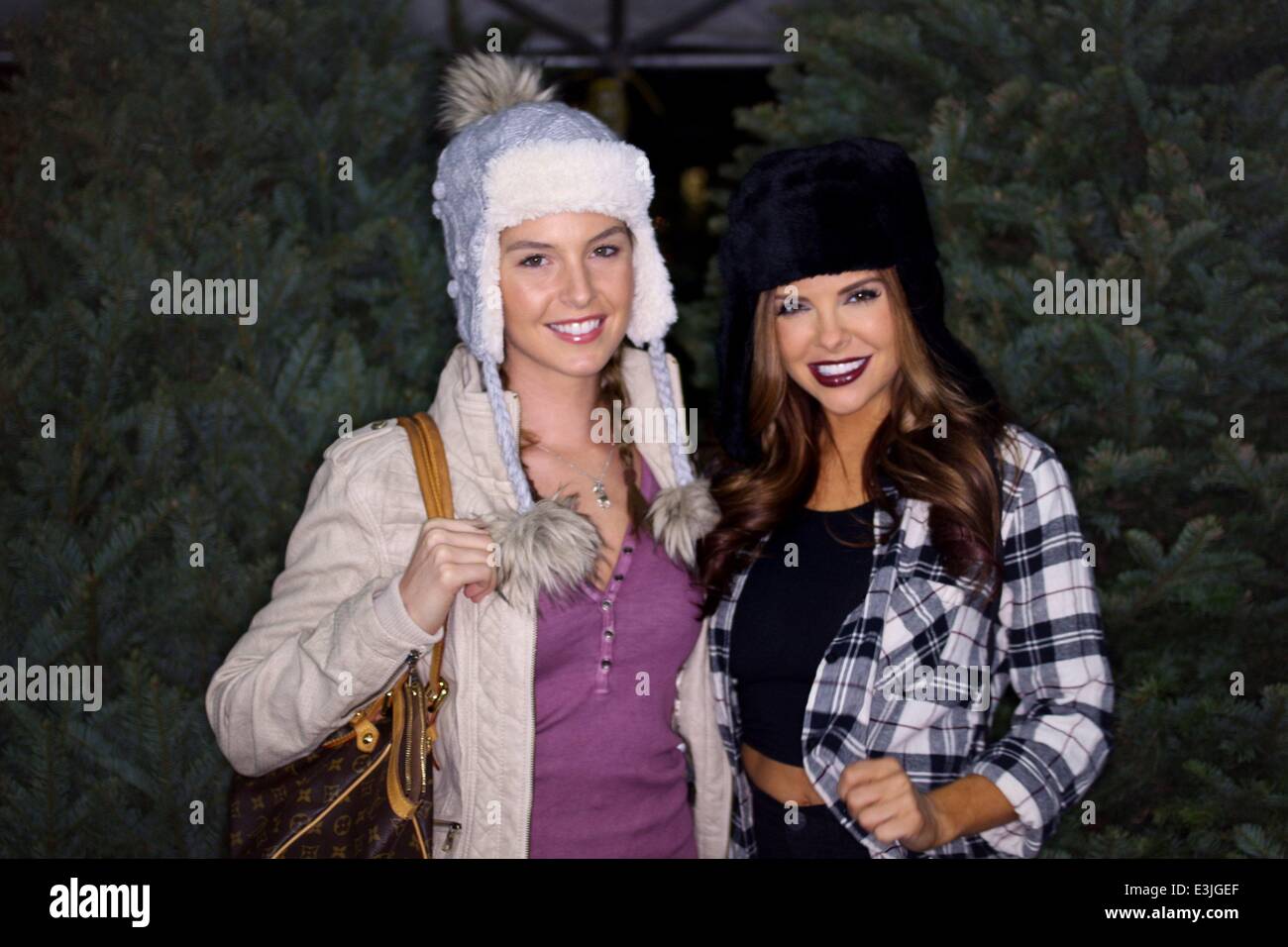 Playboy Playmates Kayla Collins and Michelle McLaughlin shop for ...