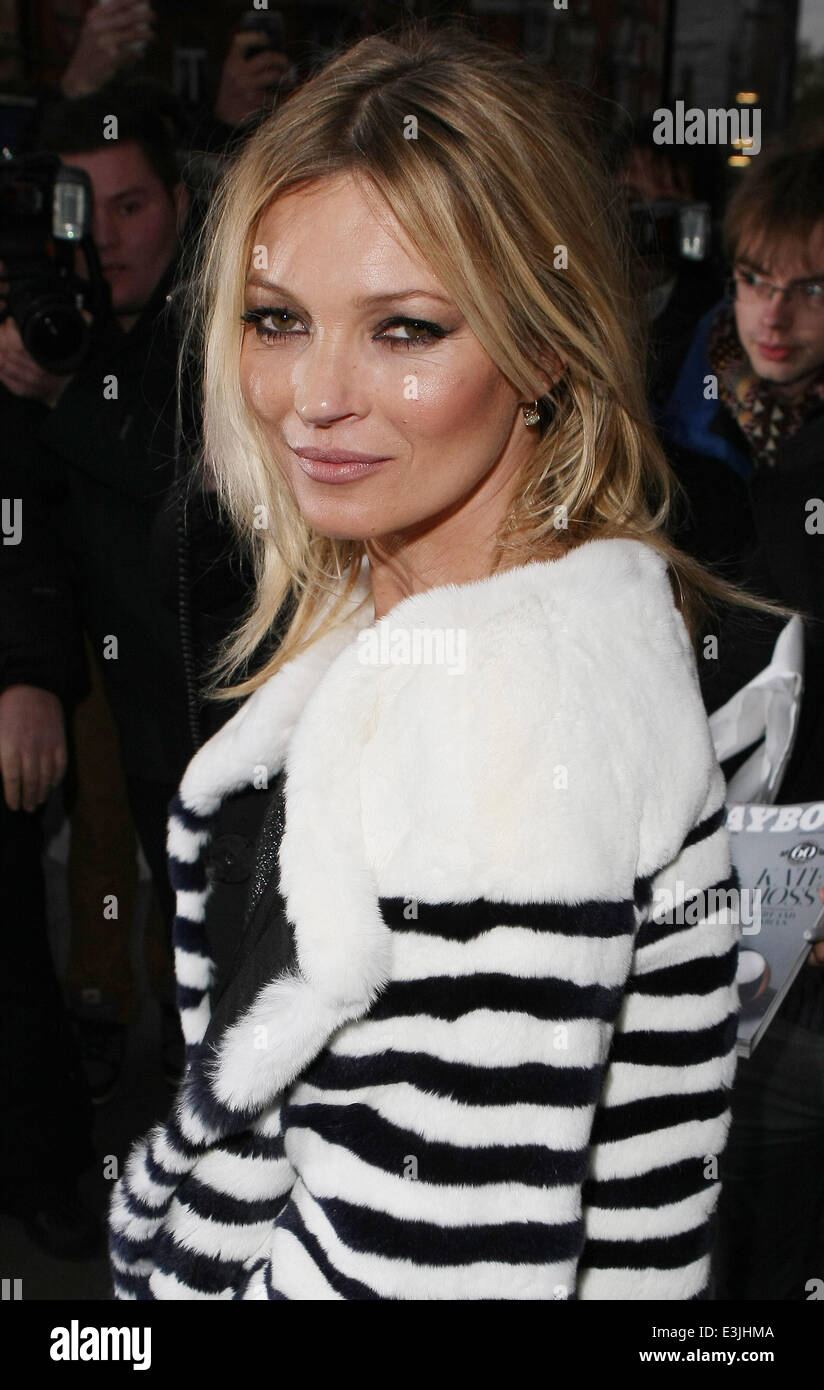 Kate Moss arriving at Marc Jacobs Featuring: Kate Moss Where: London ...