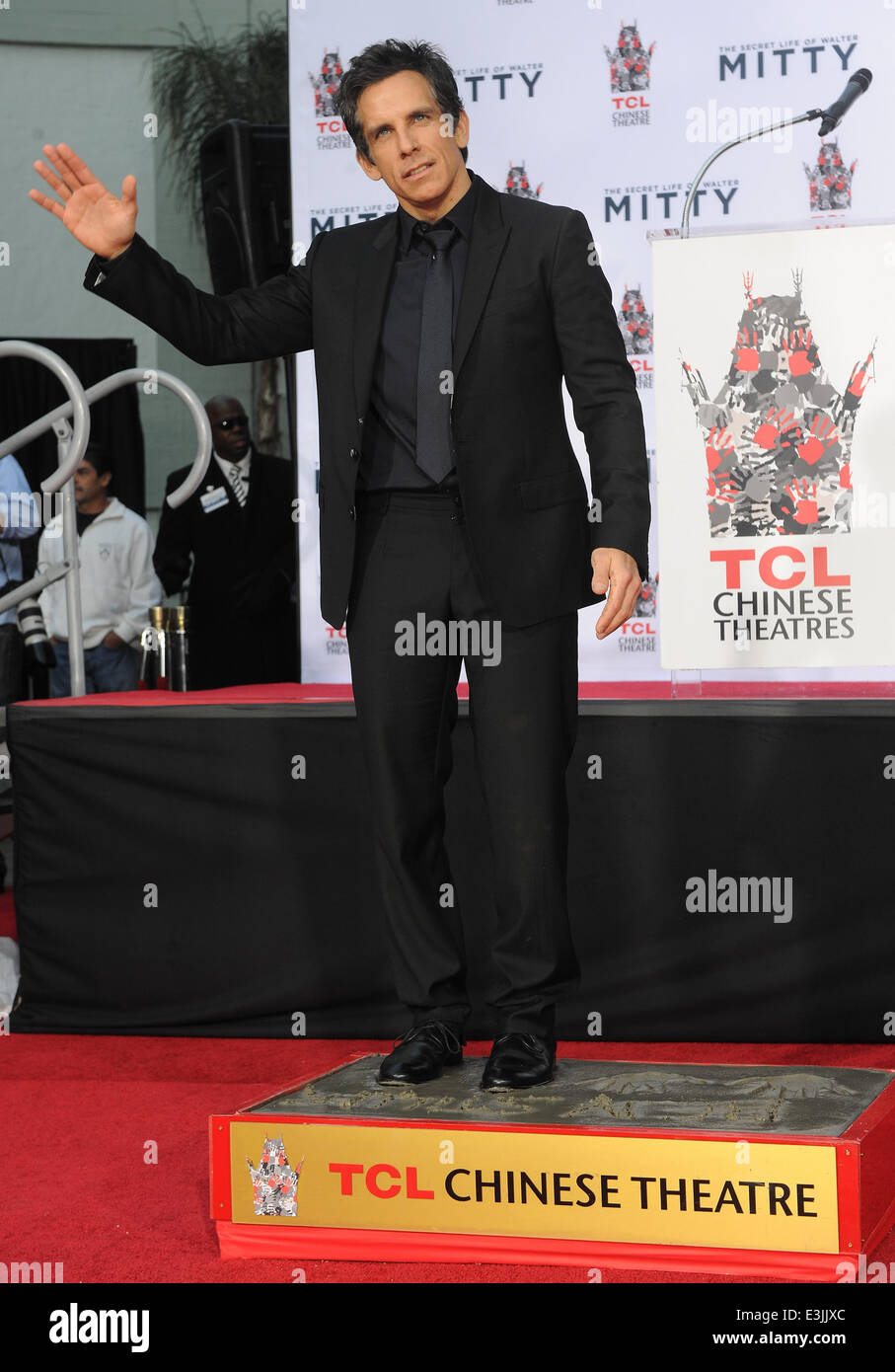 Ben Stiller's hand and footprint ceremony at TCL Chinese Theater ...