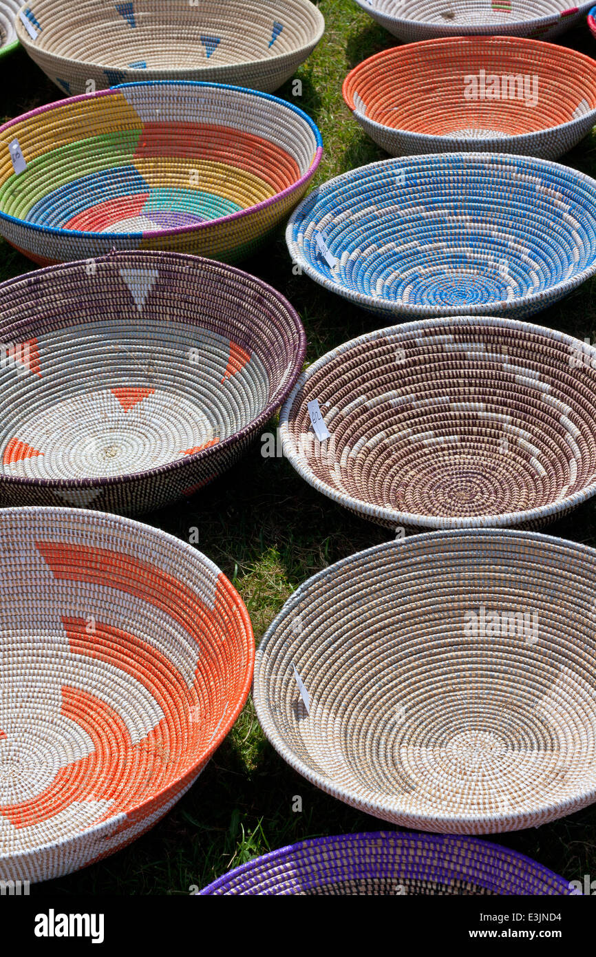 Stacked wicker baskets hi-res stock photography and images - Alamy