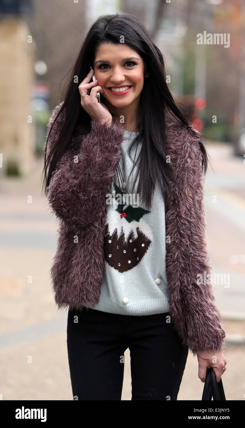 Natalie Anderson outside the itv studios Featuring: Natalie Anderson ...