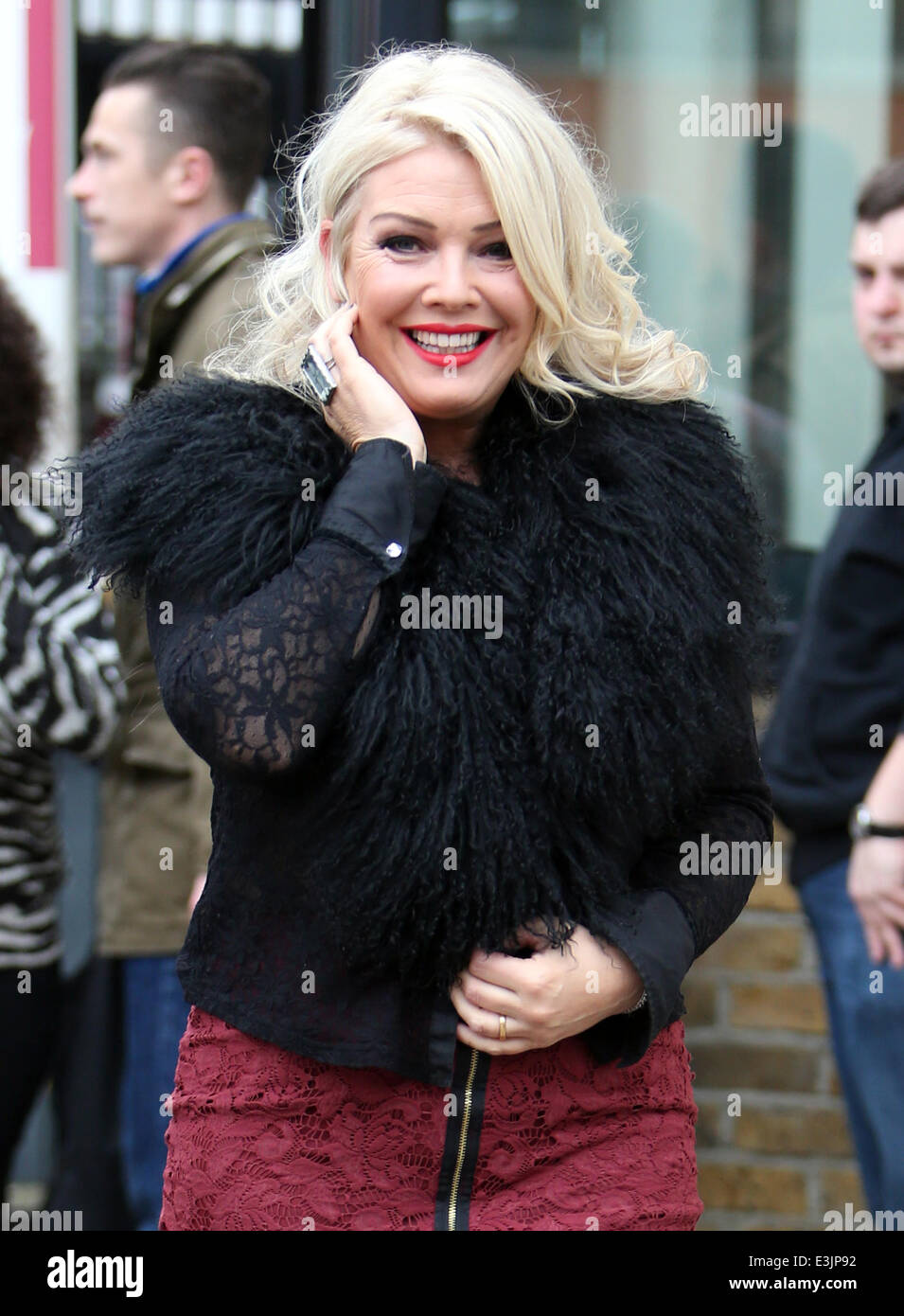 Kim Wilde outside the itv studios Featuring: Kim Wilde Where: London ...