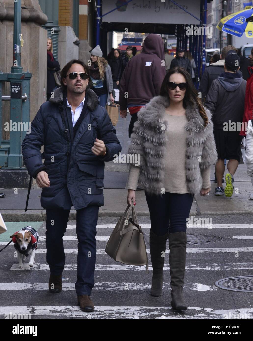 Tamara Ecclestone and husband Jay Rutland in Soho Featuring: Tamara ...