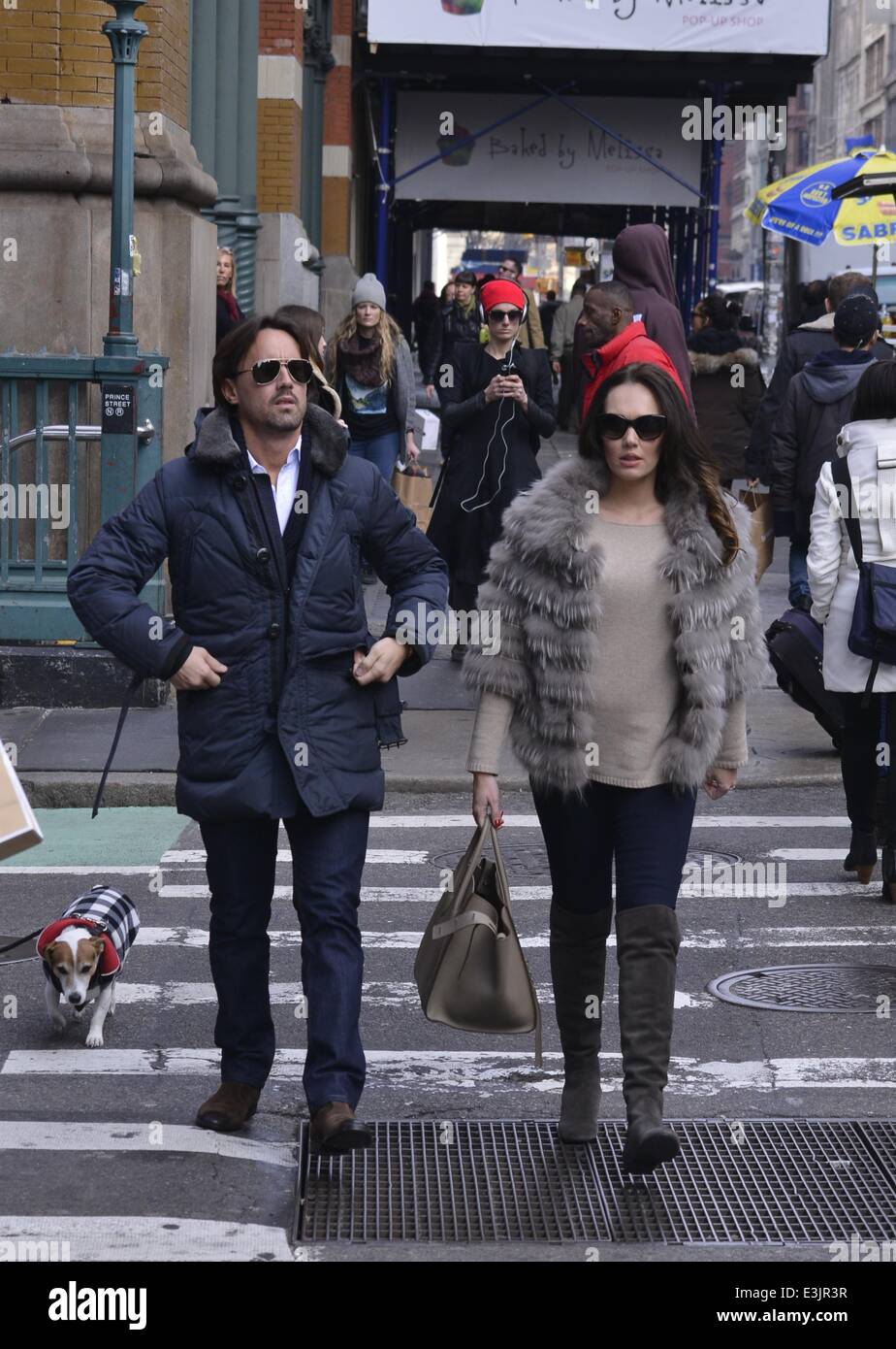 Tamara Ecclestone and husband Jay Rutland in Soho Featuring: Tamara ...